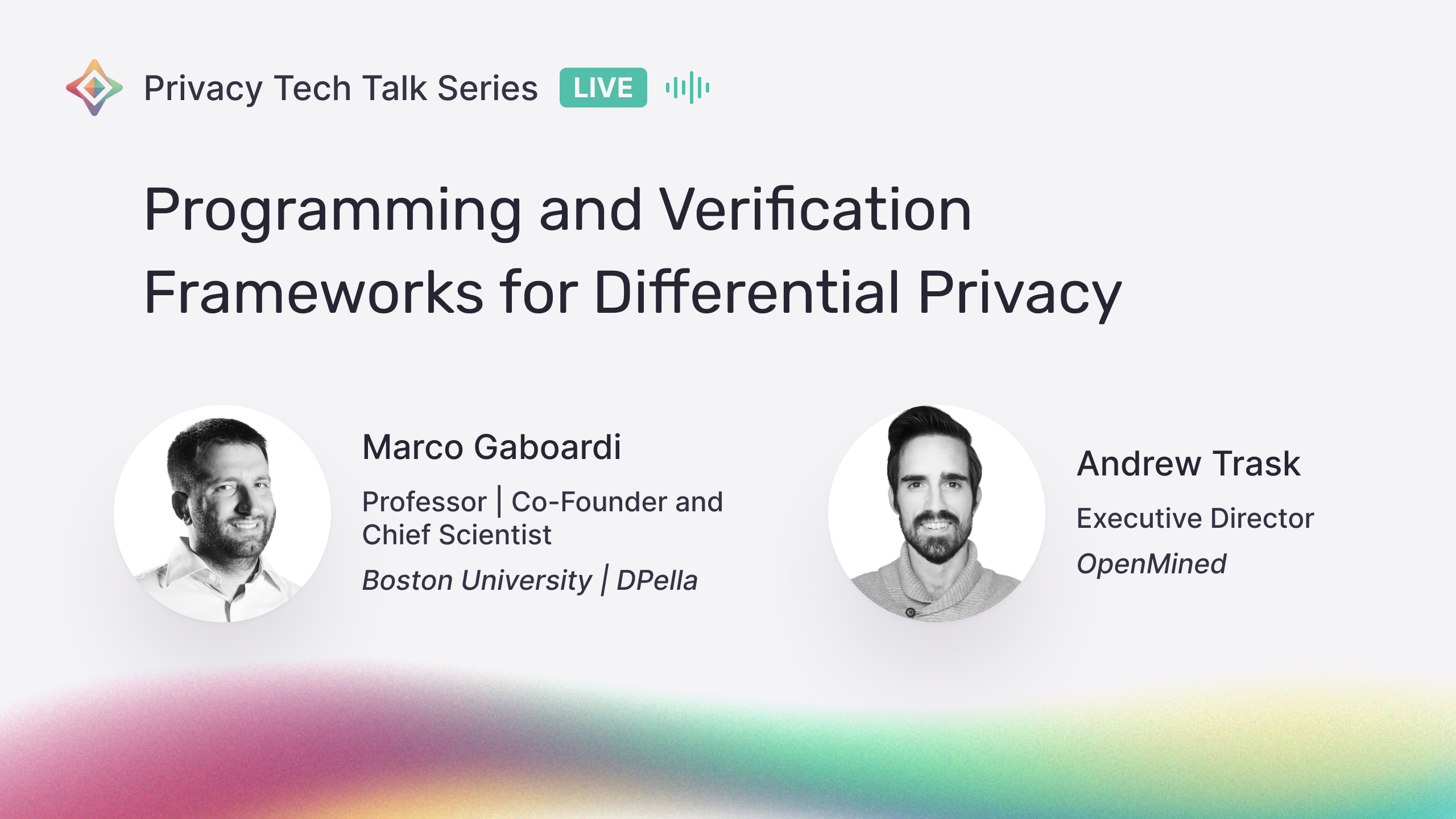 Programming and Verification Frameworks for Differential Privacy ...